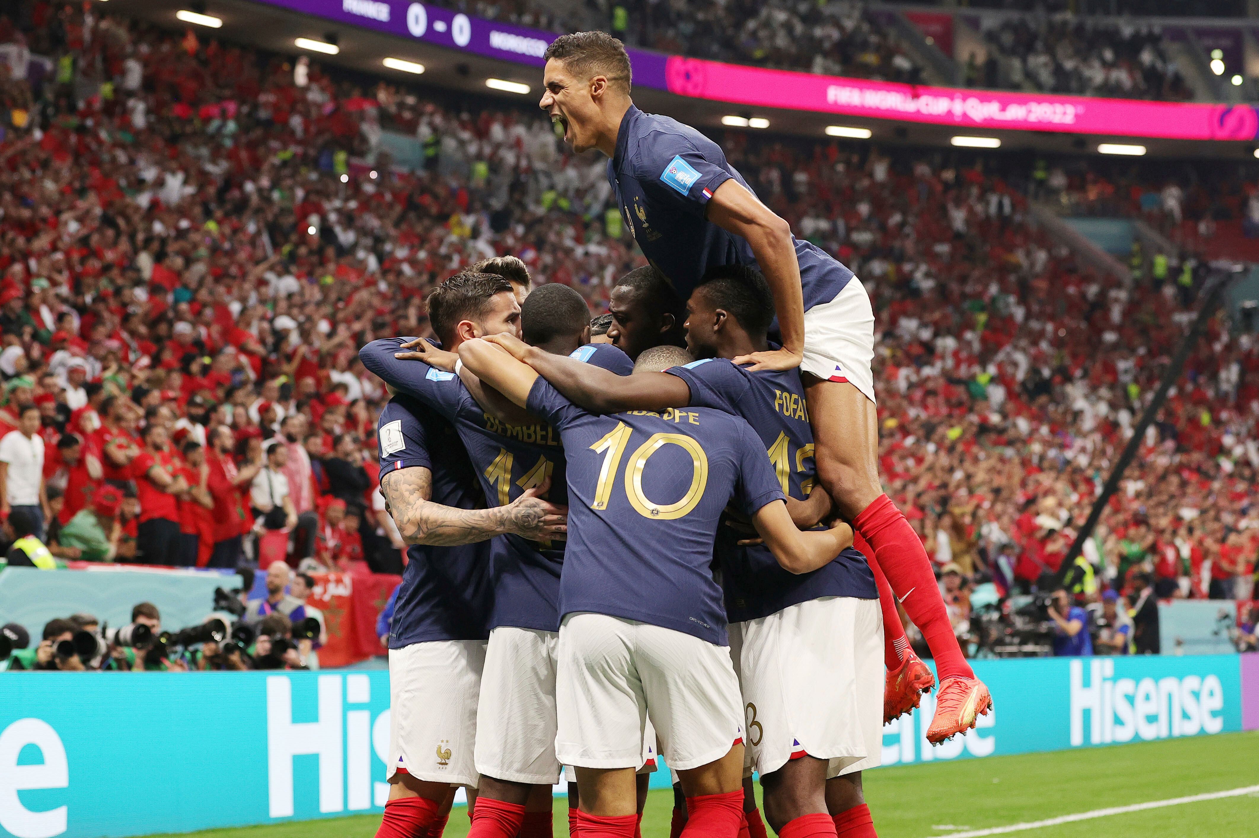 Les Bleus en finale contre l'Argentine