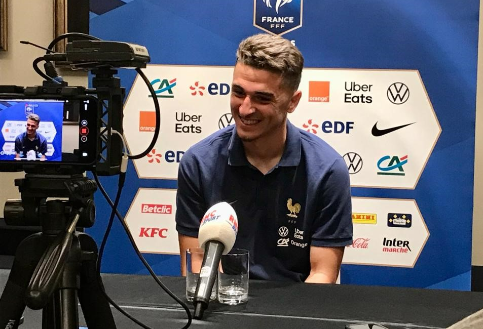 Chotard et Kalimuendo face à la presse